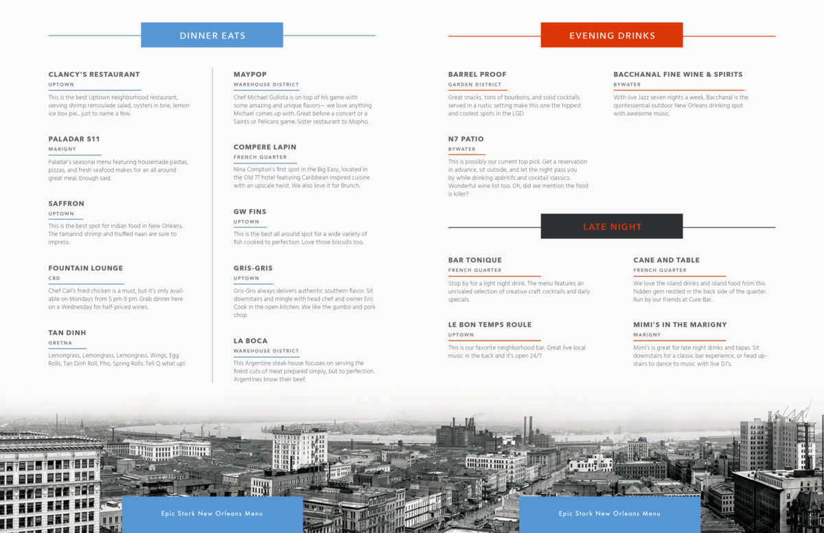 New Orleans Menu 2022 – PDF – Epic Stork